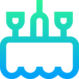 Banquet table - Free food and restaurant icons