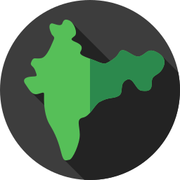 India - Free maps and location icons