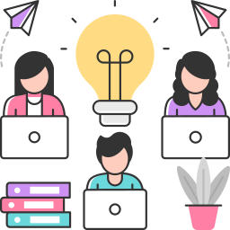 Collaborative - Free education icons
