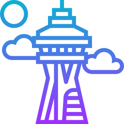 Space needle - Free architecture and city icons