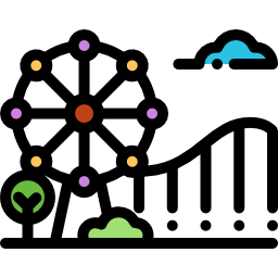 Wheel coaster - Free entertainment icons