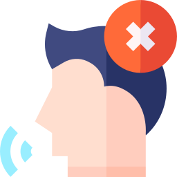 No shouting - Free signaling icons