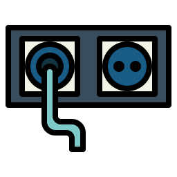 Socket - Free electronics icons