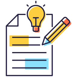 Creative writing - Free education icons