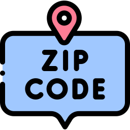 Zip code - Free communications icons