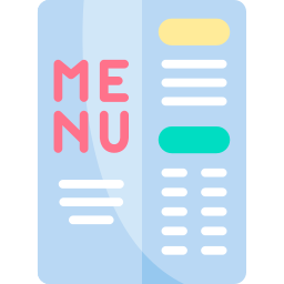 Restaurant menu - Free food icons