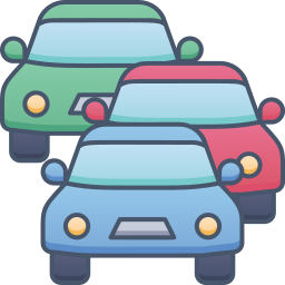 Traffic jam - Free transport icons