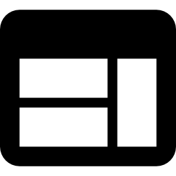 Website with different sections - Free web icons