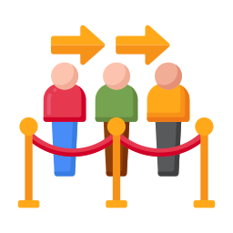 Queue - Free people icons