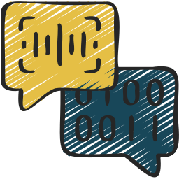 Natural language processing - Free communications icons