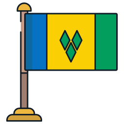 St vincent and the grenadines - Free flags icons