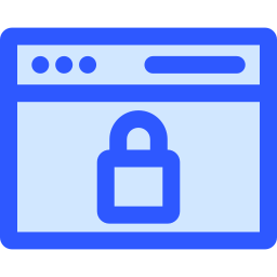 Web browser - Free security icons