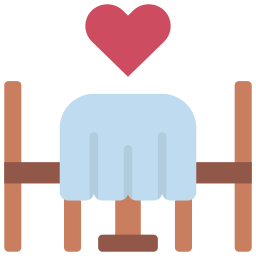 Romantic dinner - Free love and romance icons