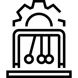 Newton cradle - Free education icons