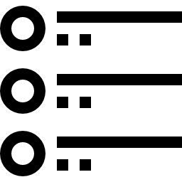 Bullet list - Free interface icons