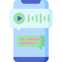Voice note - Free communications icons