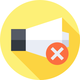 No shouting - Free ui icons