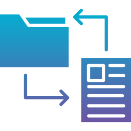 Data transformation - Free files and folders icons