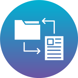Data transformation - Free files and folders icons