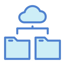 Data transfer - Free files and folders icons