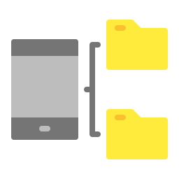 Data transfer - Free files and folders icons