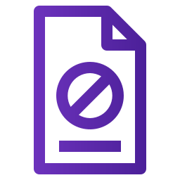 Blocked - Free files and folders icons