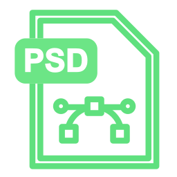 Psd file format - Free art and design icons