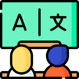 Language learning - Free education icons