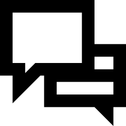 Speech bubbles - Free multimedia icons