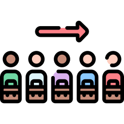 Queue - Free people icons