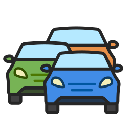 Traffic jam - Free transport icons