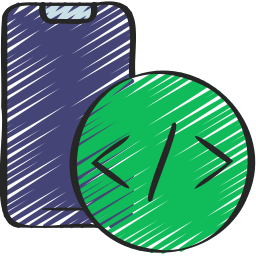 Mobile coding - Free technology icons