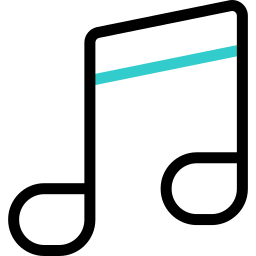 Music note Animated Icon | Free music and multimedia Animated Icon