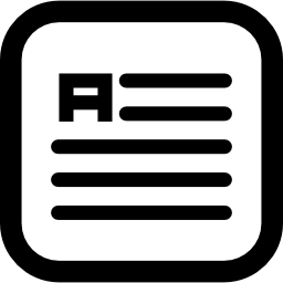 Text Button - Free interface icons