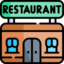 Edificio del restaurante - Iconos gratis de comida