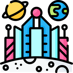 Space colonization - Free buildings icons