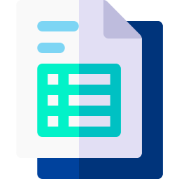 Data table - Free files and folders icons