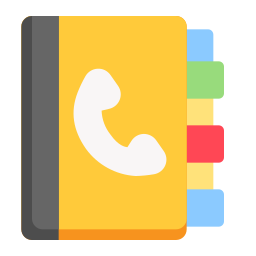 Phone book - Free communications icons