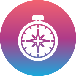Compass - Free time and date icons