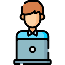 Computer worker - Free people icons