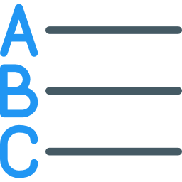 Alphabet - Free interface icons