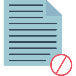 Blocked - Free files and folders icons