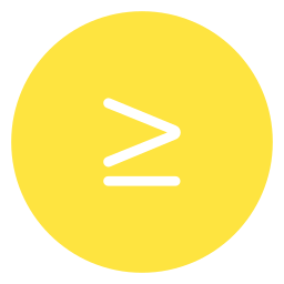 Less than or equal to symbol - Free signs icons