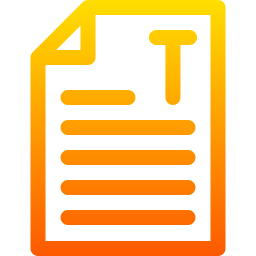 Text - Free interface icons