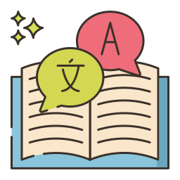 Language learning - Free education icons