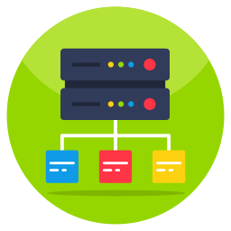 Data sharing - Free networking icons