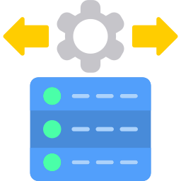 Data management - Free networking icons