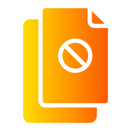 Blocked - Free files and folders icons