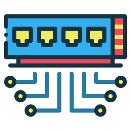 Network switch - Free electronics icons