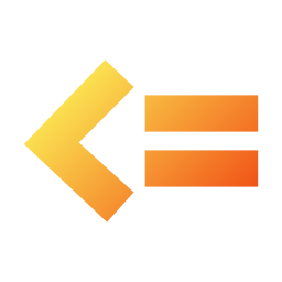 Less than or equal to symbol - Free education icons